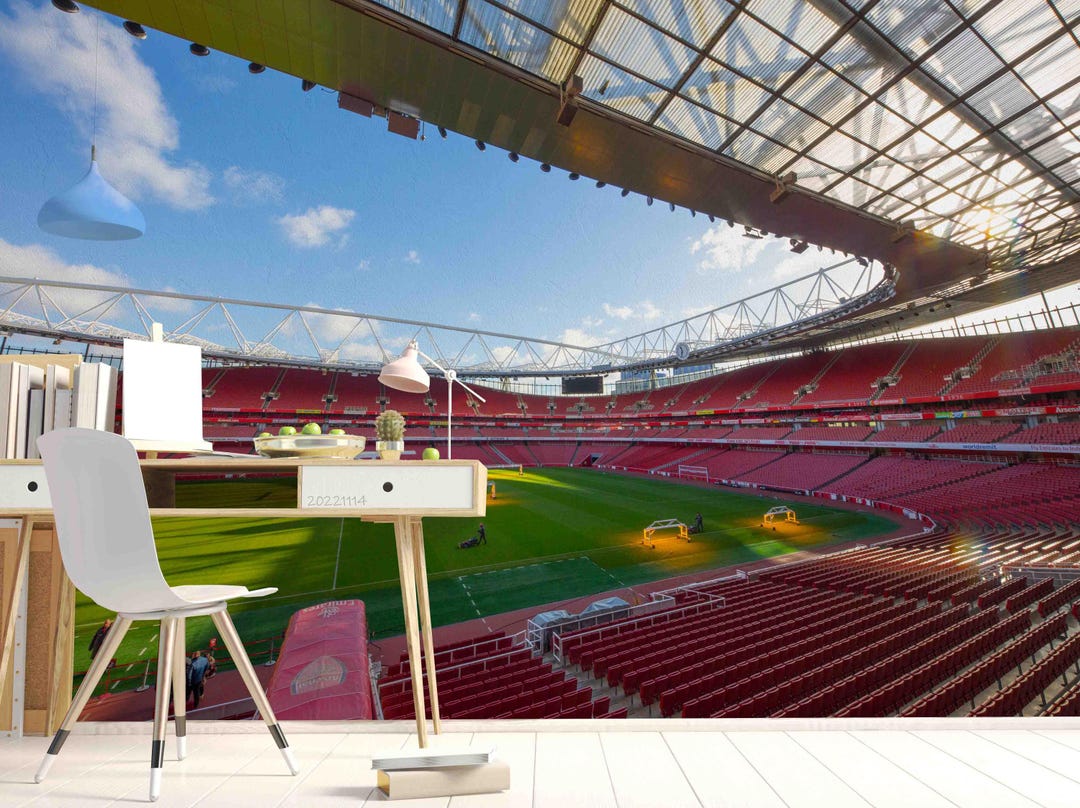 Emirates Stadium Wall Mural – Peel and Stick Wallpaper - Etsy