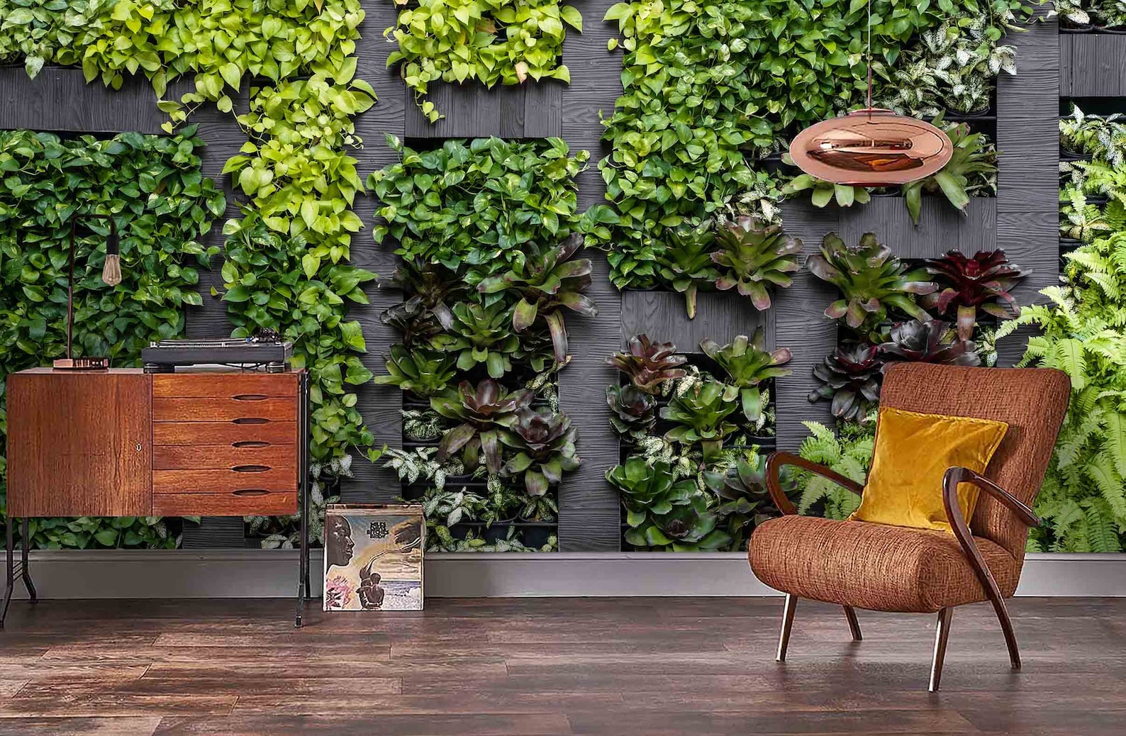 3D Landscape Wall Wallpaper Greenery Wall Mural Plants Wall - Etsy ...