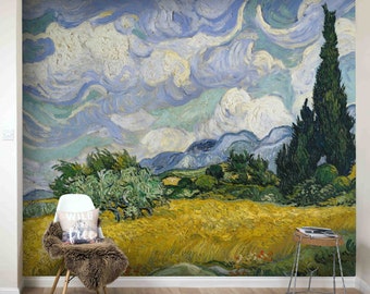 Pastoral Mural Wall Art - Etsy