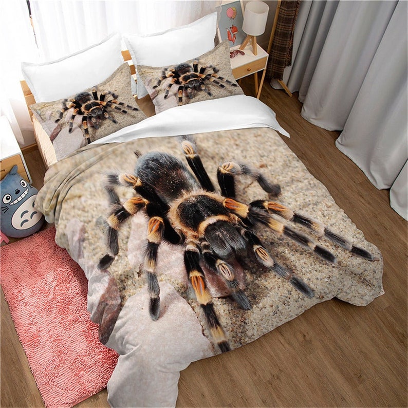 3D Spider Duvet Covers Set Desert Quilt Cover Giant Bedding - Etsy