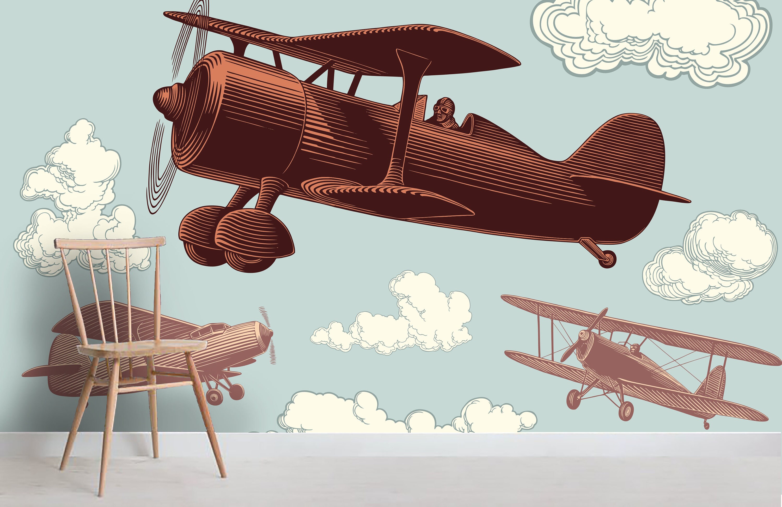 Vintage Airplane Wallpaper