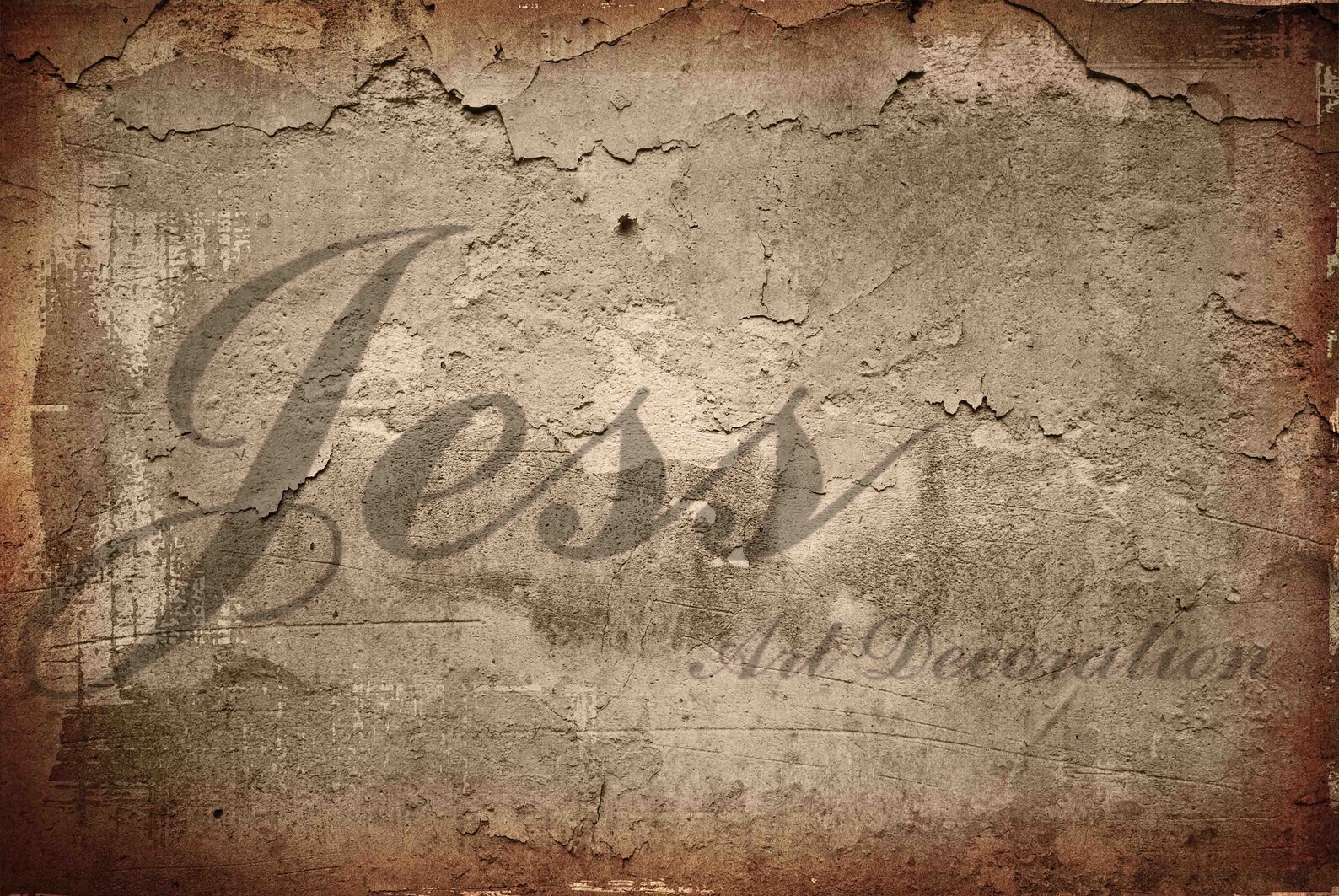 3D Stucco Wallpaper Yellow Wall Mural Old Rustic Wall Decor - Etsy