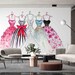 3D Fashion Dress Wallpaper-nursery Wllpaper Removable Wallpaper-peel ...