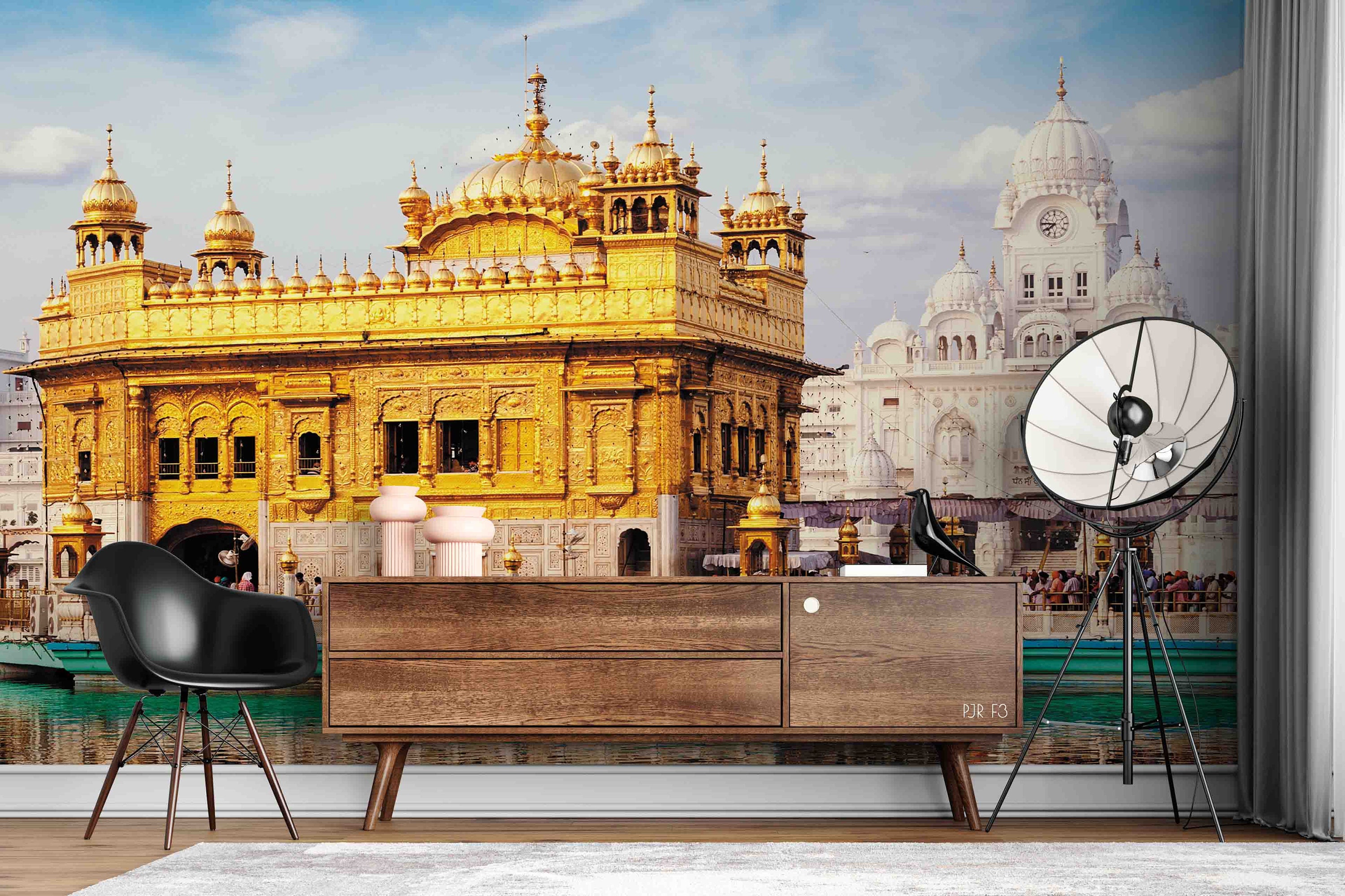 Golden Temple Wallpaper 3d