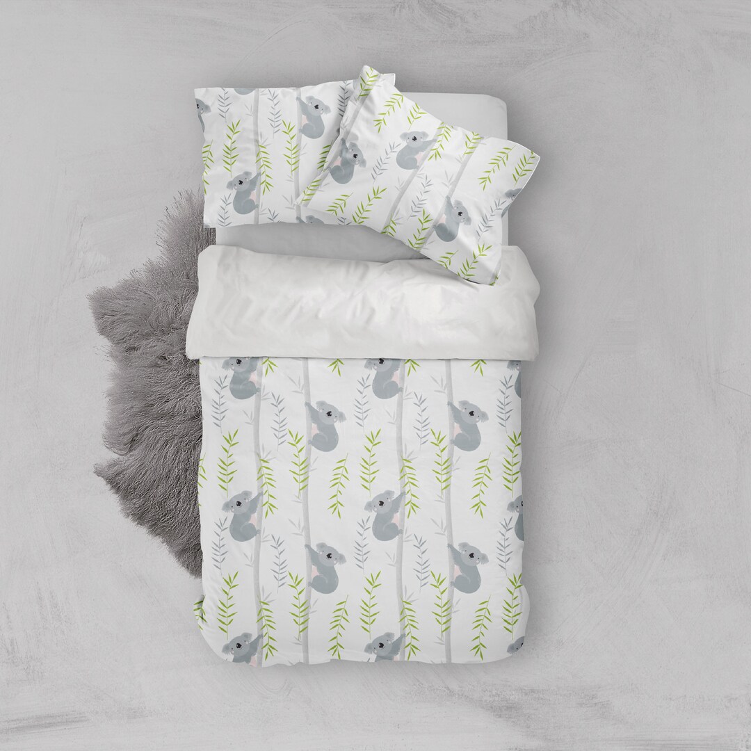 3D Koala Duvet Covers Set, Cartoon Quilt Cover, Cute Bedding Set ...