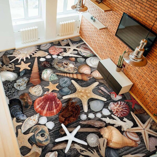 3d Ocean Vinyl Flooring - Etsy