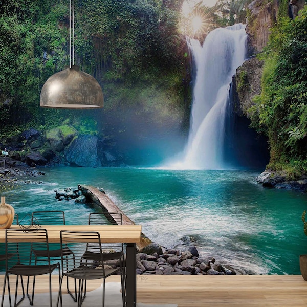 Waterfall Wall Decal - Etsy