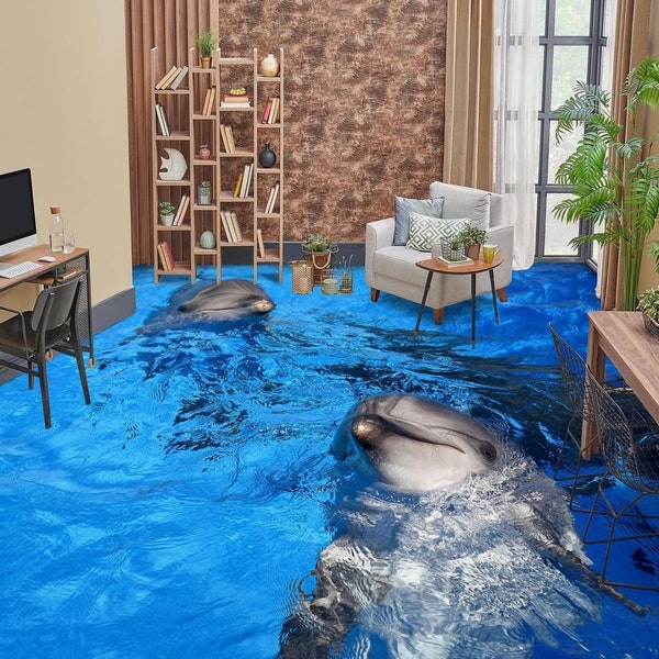 3d Ocean Vinyl Flooring - Etsy