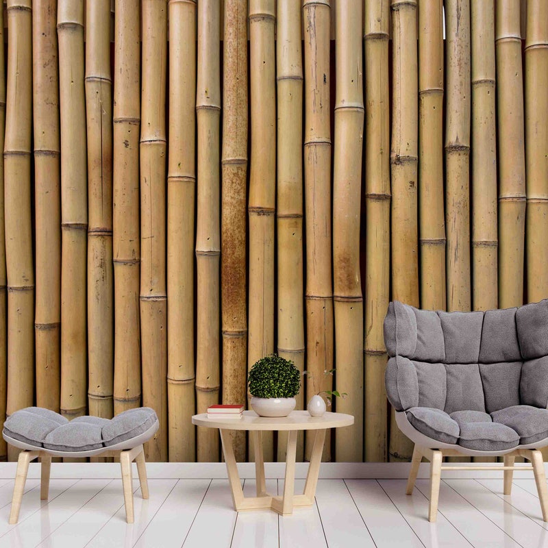 Bamboo Wallpaper - Etsy