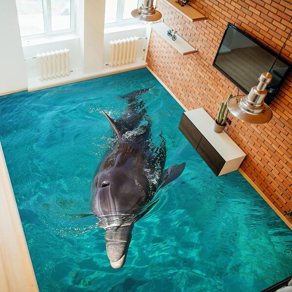 3d Ocean Vinyl Flooring - Etsy