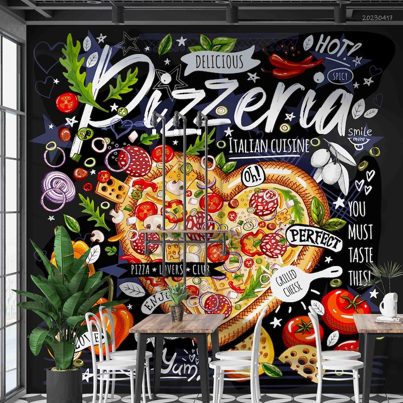 Pizza 3d Wallpaper - Etsy