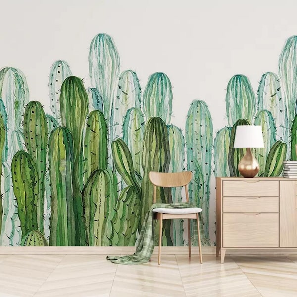 Cactus Wallpaper - Etsy