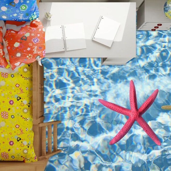3d Ocean Vinyl Flooring - Etsy
