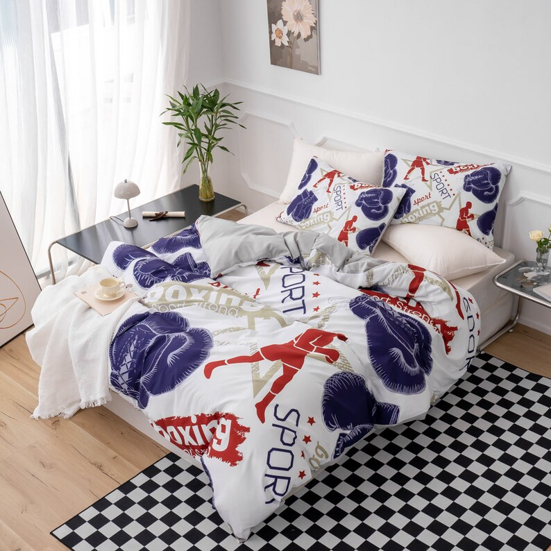3D Boxing Duvet Covers Set Sport Quilt Cover Pattern Bedding - Etsy