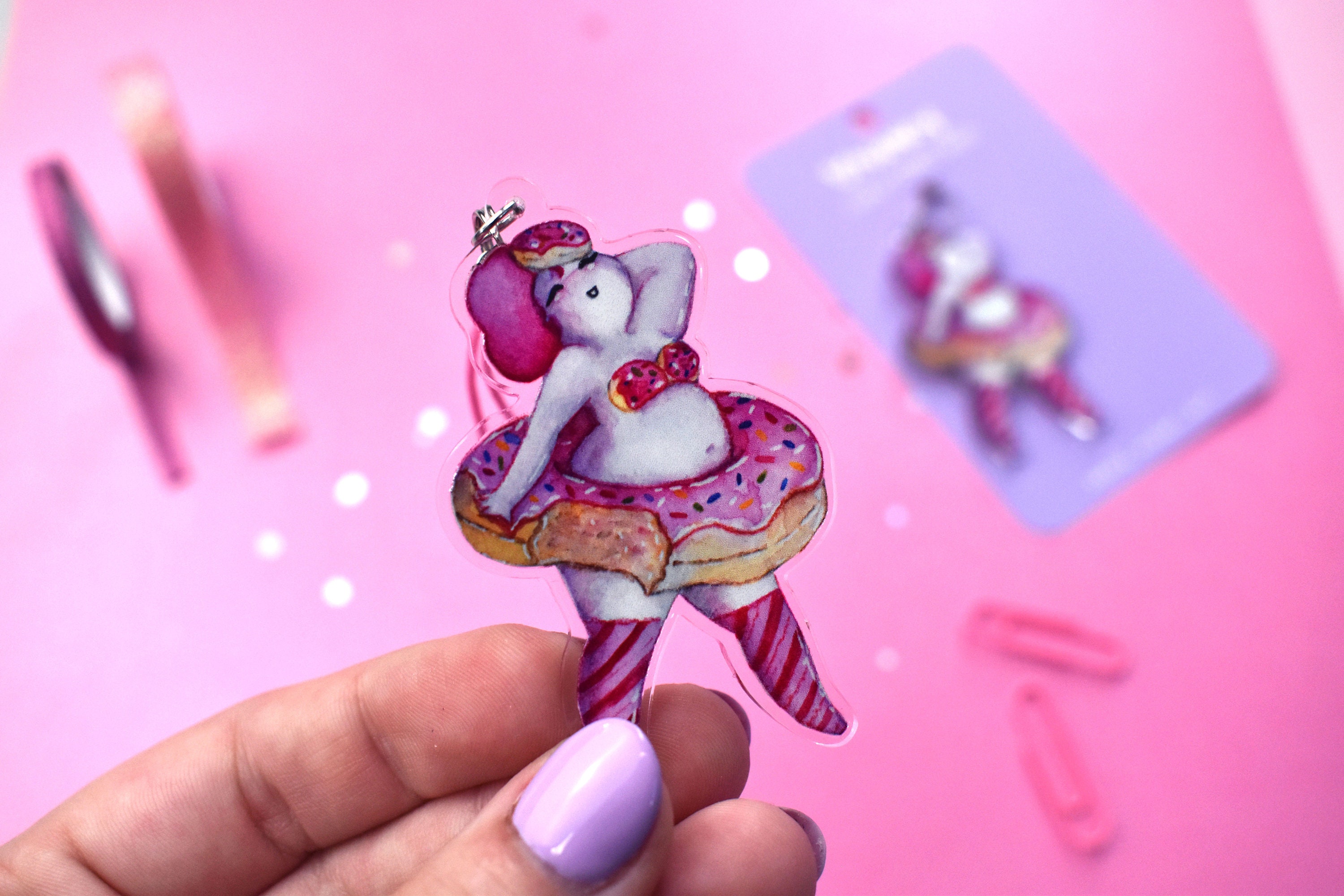 Cute Kawaii Charm Kawaii Girl Kawaii Girl Charm Kawaii | Etsy