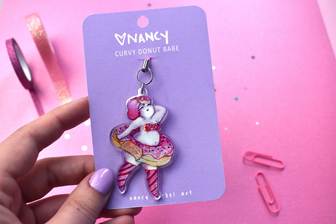 Cute Kawaii Charm Kawaii Girl Kawaii Girl Charm Kawaii | Etsy