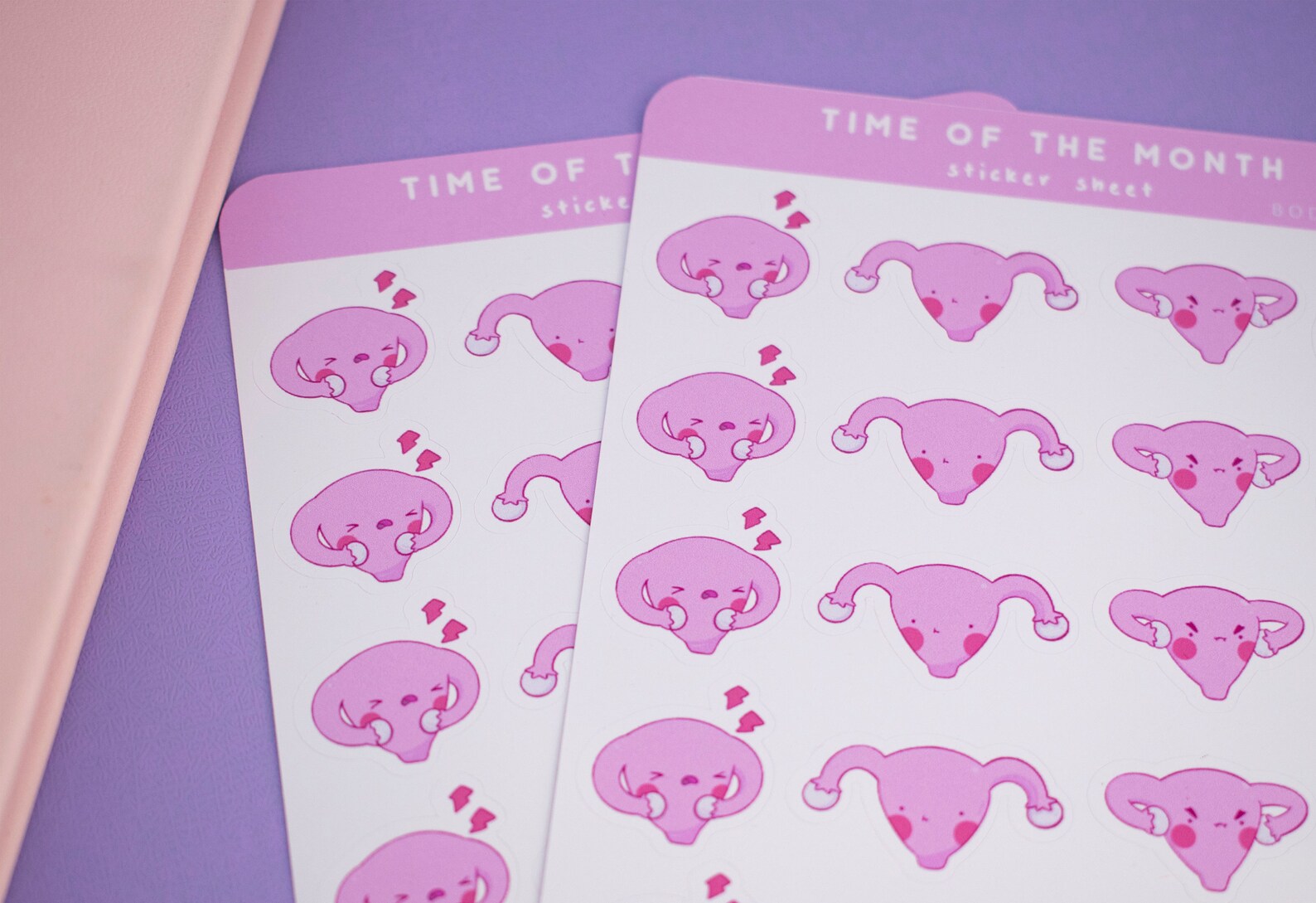 Period Planner Tracker Monthly Cycle Planner Stickers - Etsy