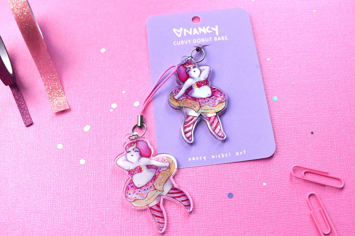 Cute Kawaii Charm Kawaii Girl Kawaii Girl Charm Kawaii | Etsy