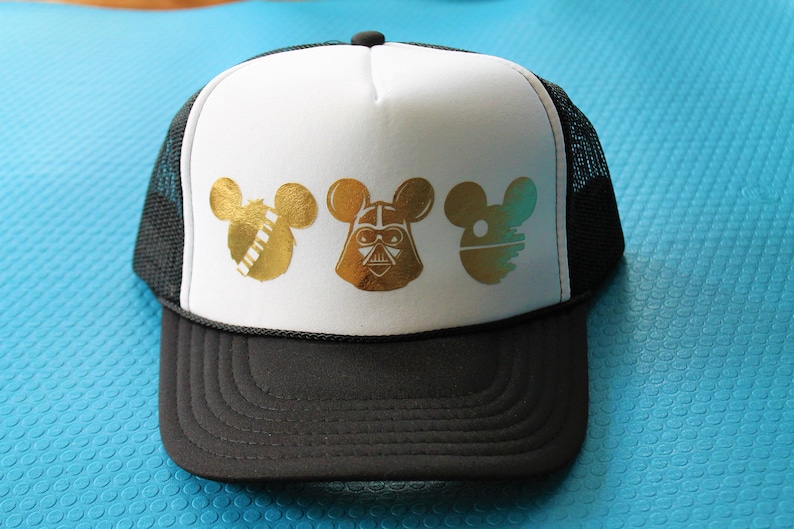 Disney Star Wars Trucker Hat: Wookie, Darth Vader - Etsy