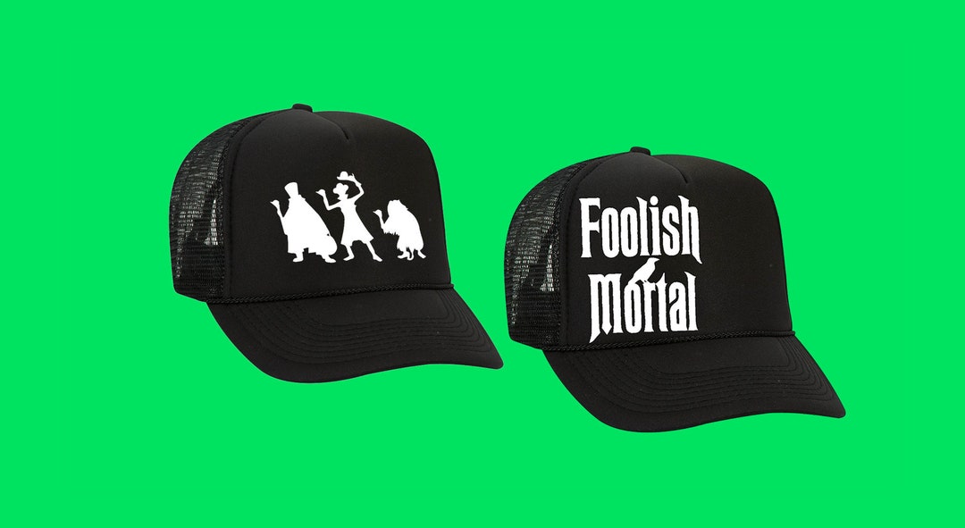 Men / Women / Kids Disney Halloween Hat / Foolish Mortal Hat / Ghosts ...