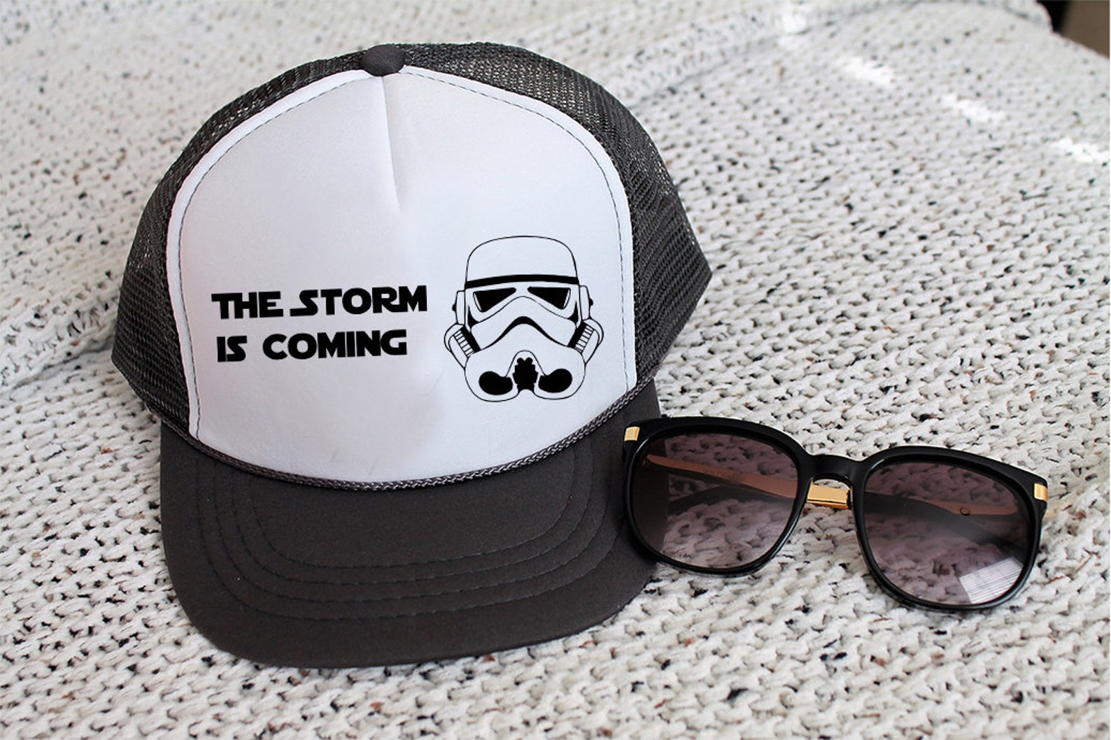 Disney Star Wars Trucker Hat, Storm Trooper Snapback - Etsy