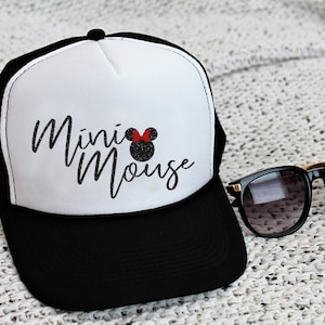 Girls Mini Mouse Trucker Hat Youth Mini Mouse Hat Kids Snapback - Etsy