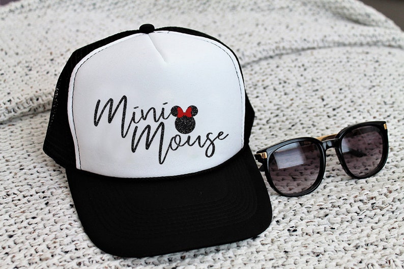 Girls Mini Mouse Trucker Hat Youth Mini Mouse Hat Kids | Etsy