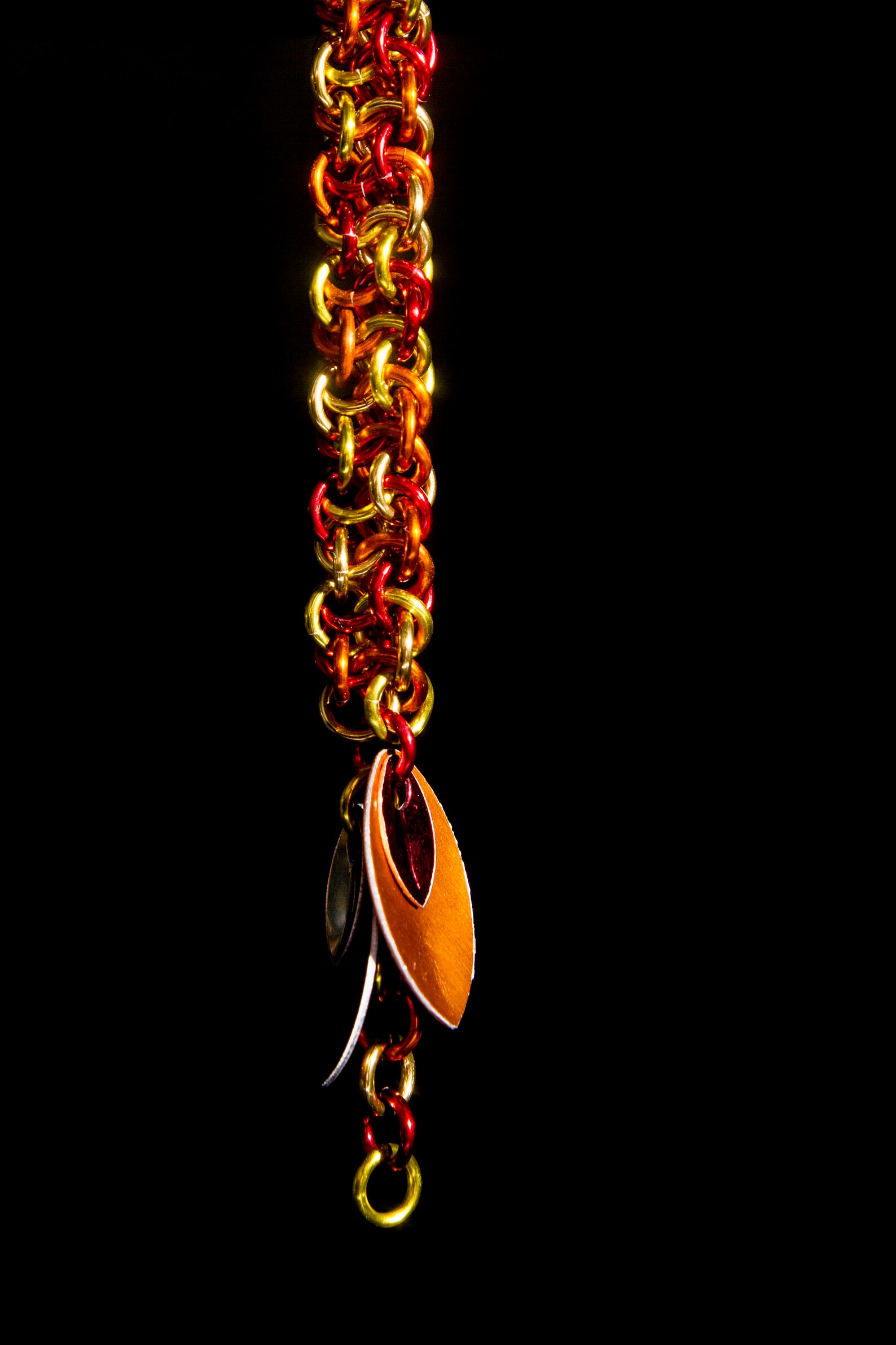 Fire Chainmail Bracelet / LARP Jewellery / Flame Bracelet / - Etsy