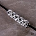 Silver Chainmail Bead on Black Thong Necklace / Gothic Chainmail ...