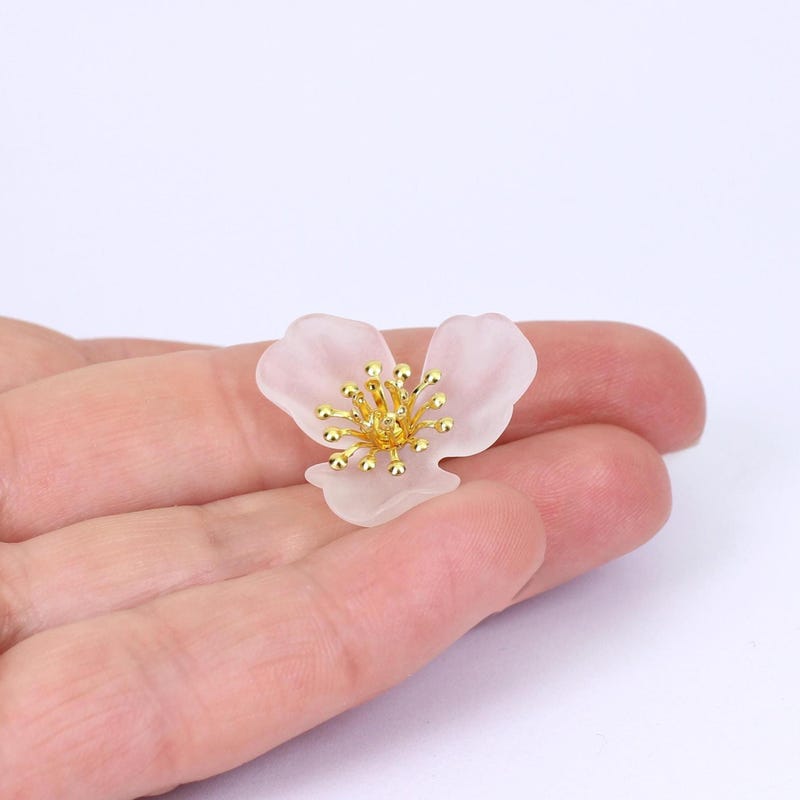 Acrylic Petals Beads - Etsy UK
