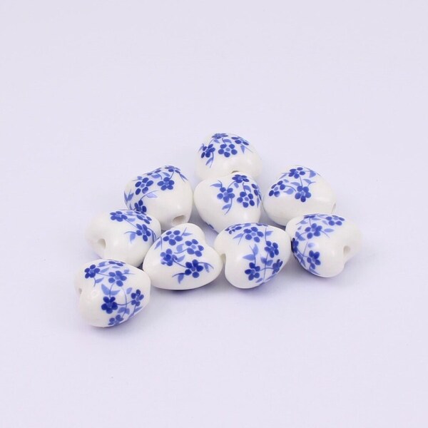 Blue White Beads - Etsy