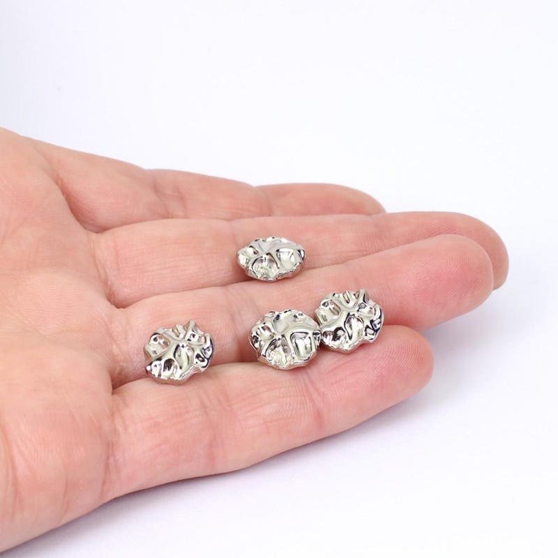 Silver Tone Buttons - Etsy