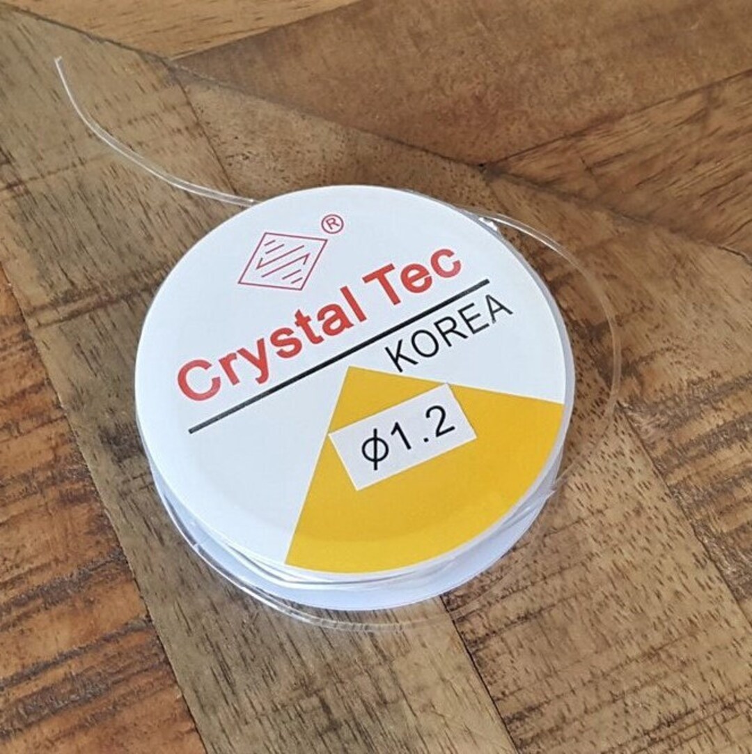 1/2 X Spools of Clear Elastic Thread, Heavy Gauge Stretchy Cord, 1.2mm ...