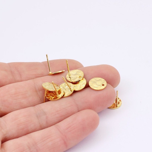 Gold Coin Earrings - Etsy
