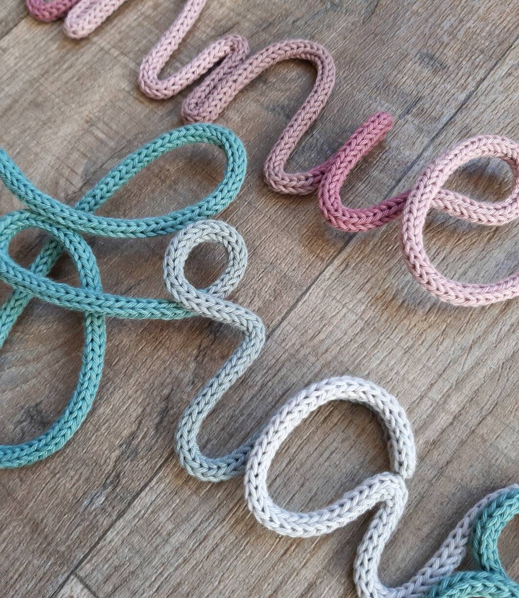 Rope Word Wire Art. Multi Coloured Wire Name. Rainbow - Etsy UK