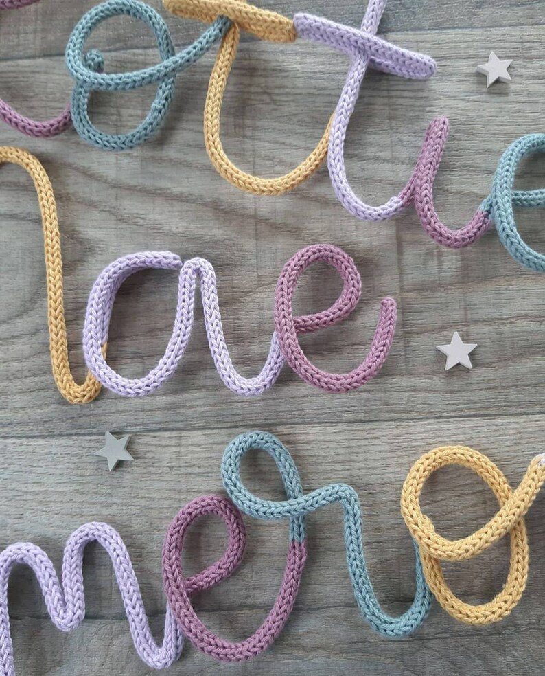 Rope Word Wire Art. Multi Coloured Wire Name. Rainbow - Etsy UK