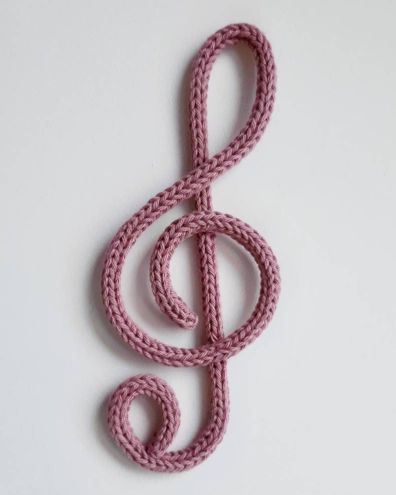 Treble Clef Musical Note Gift of Music Wire Art Wire | Etsy