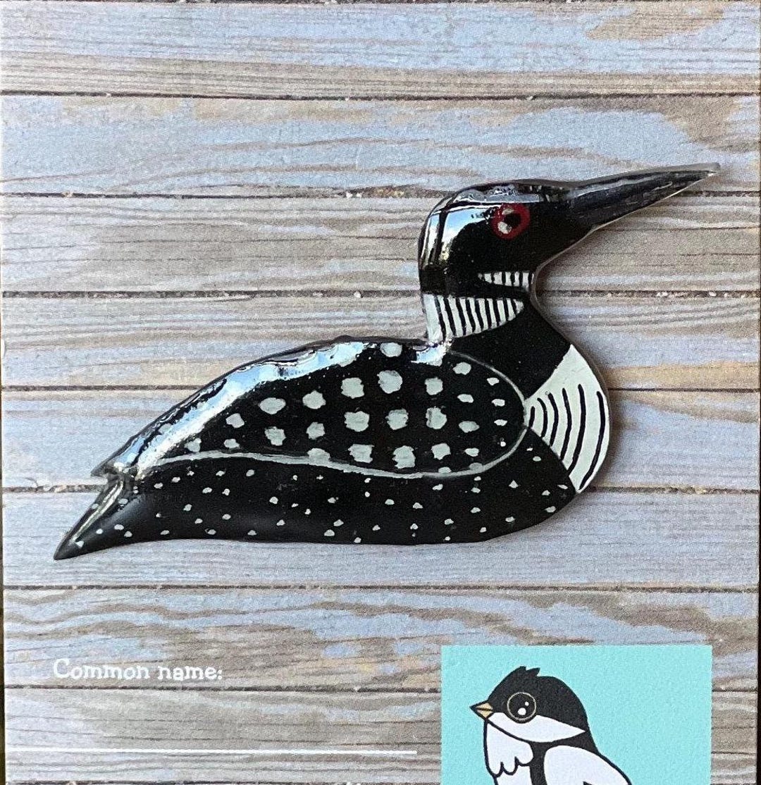 Common Loon Lapel Pin (or Magnet, Pendant) - Etsy
