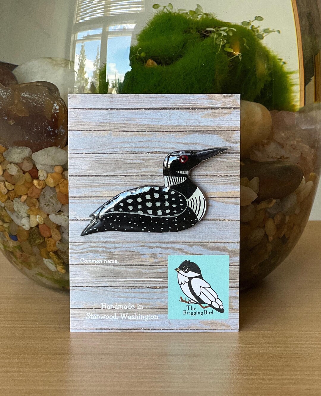 Common Loon Lapel Pin (or Magnet, Pendant) - Etsy