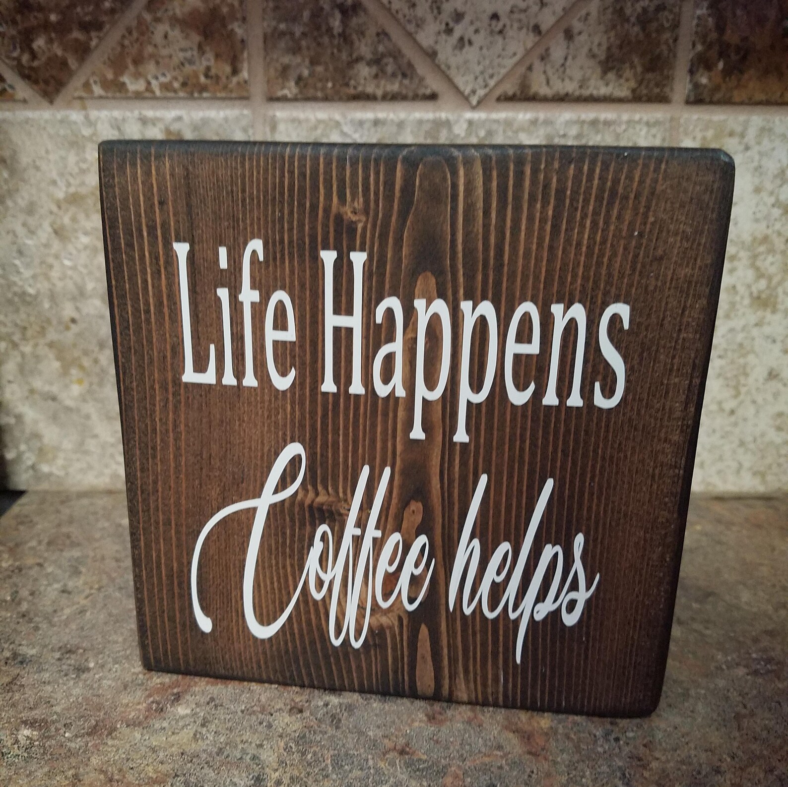 Funny Coffee Sign: Farmhouse Kitchen Decor - Etsy