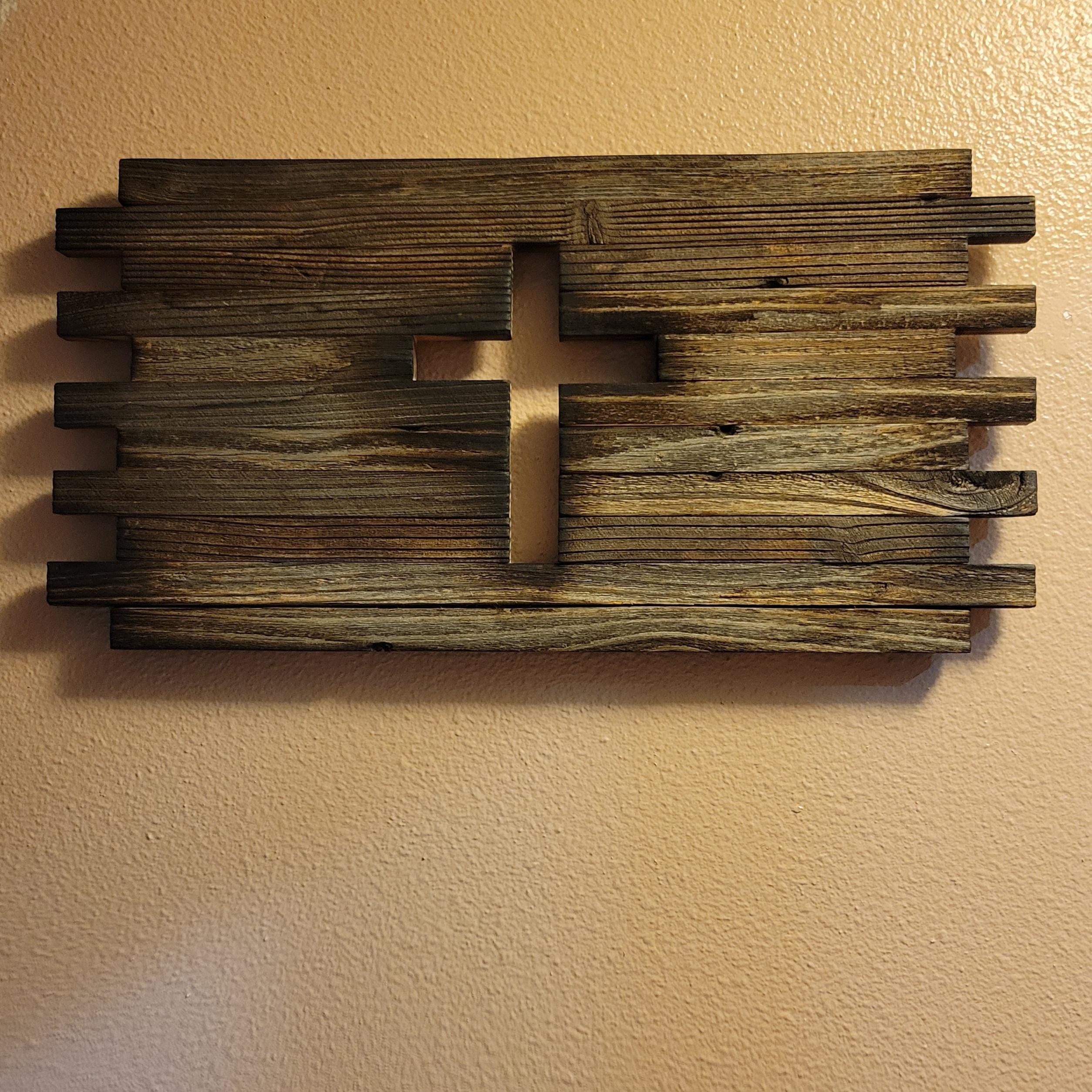 Handmade Wooden Cross Wall Art | Rustic Christian Home Decor | Faith ...