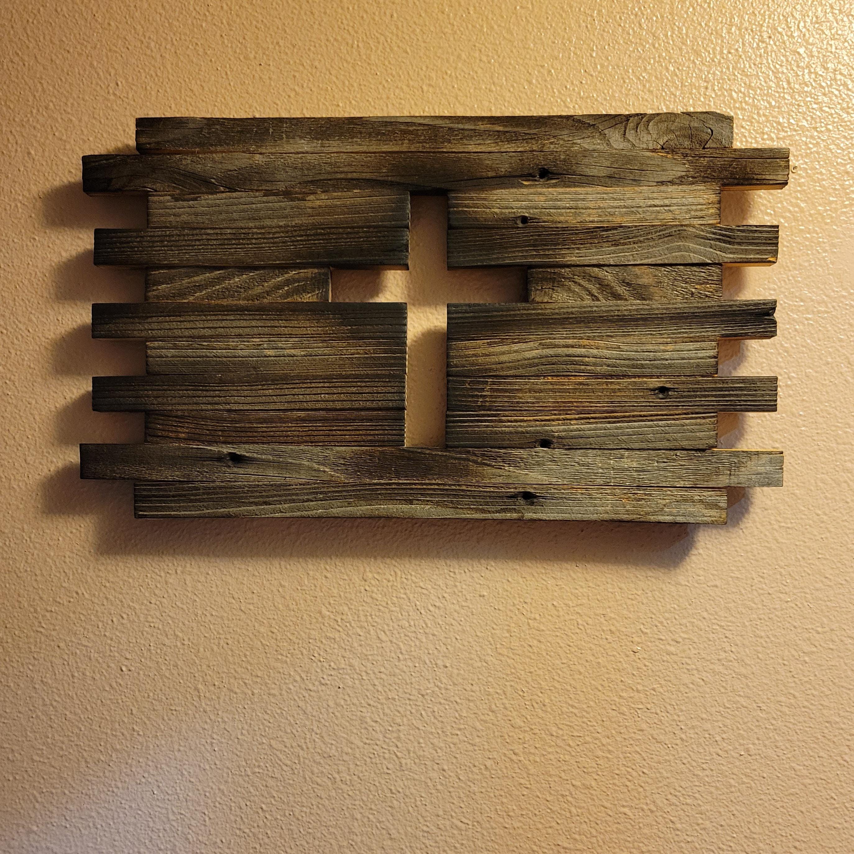 Handmade Wooden Cross Wall Art | Rustic Christian Home Decor | Faith ...