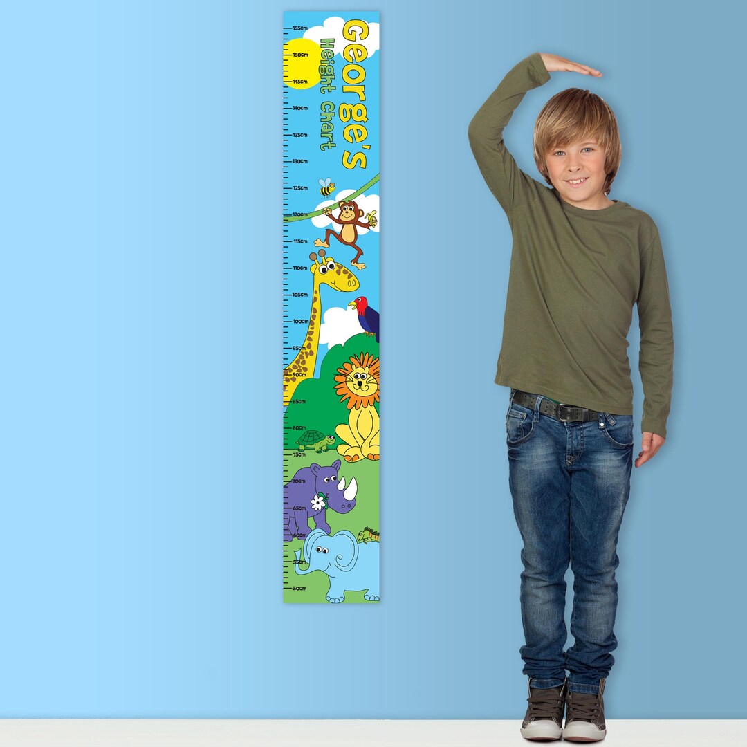 Personalised Zoo Height Chart - Etsy