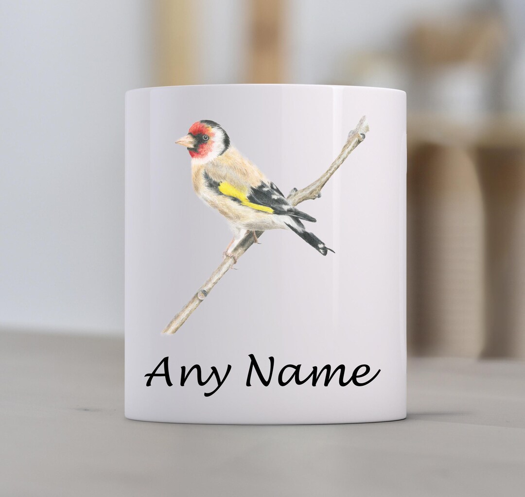 Personalised Money Box - British Birds Goldfinch Piggy Bank - Etsy