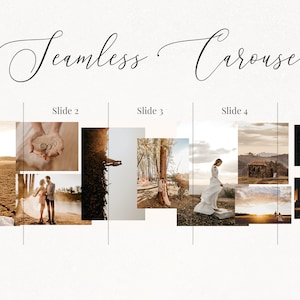 New Instagram Seamless Carousel - Photoshop PSD Slide Post Template for ...