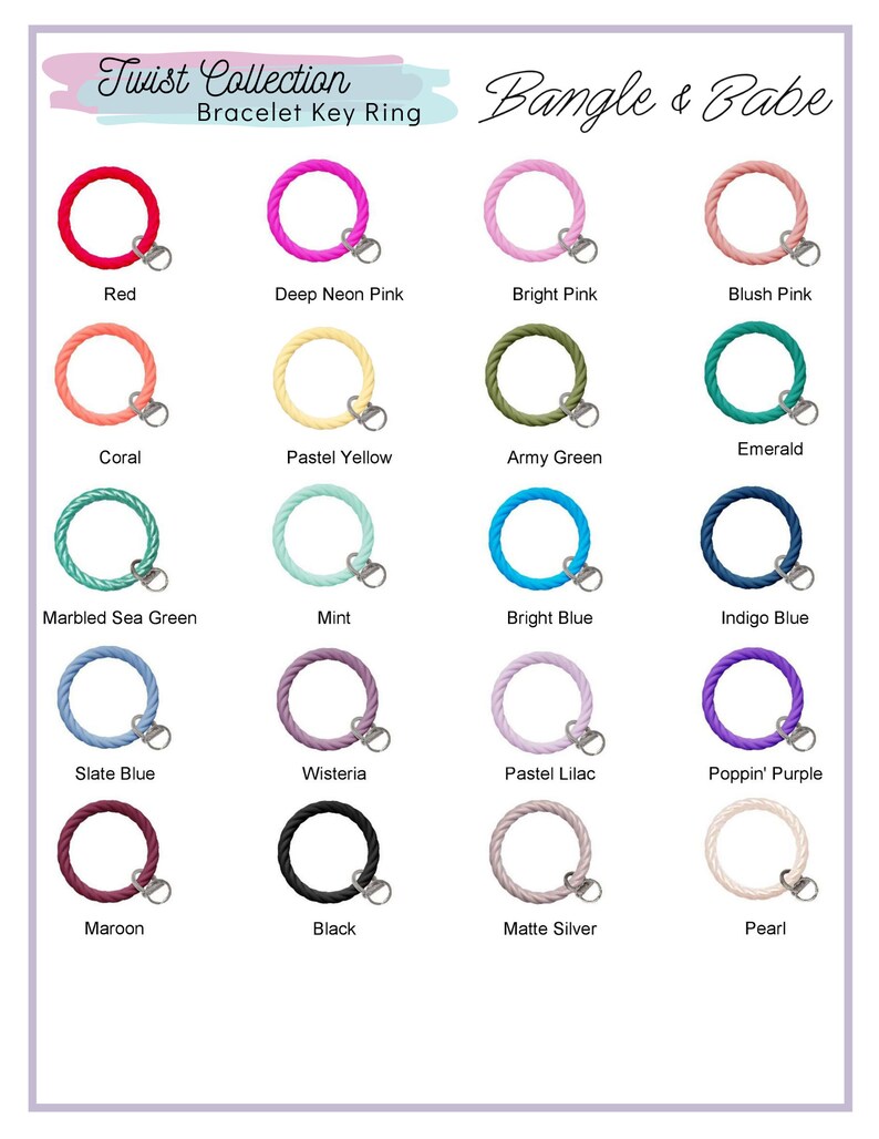 Twist Loop Wrist Key Ring Key Chain Key Fob Key Holder Key - Etsy