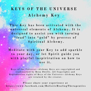 Keys of the Universe Alchemy Key Prince Quantum Healing - Etsy