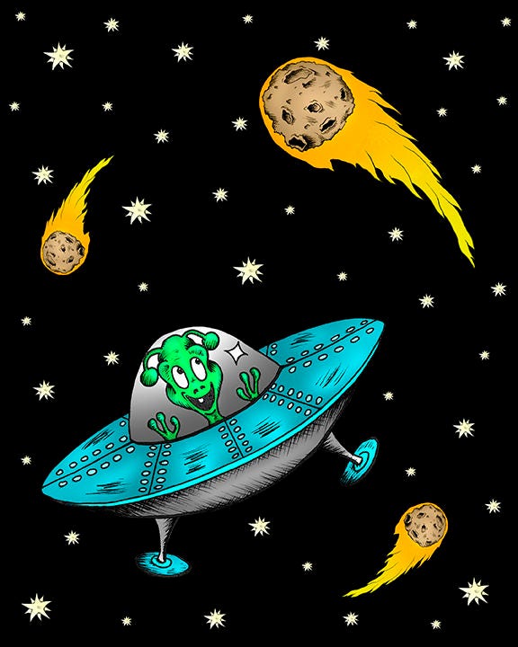 Outer Space Nursery Art | Outer Space Decor | Outer Space Prints ...