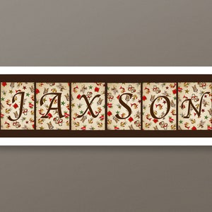 Custom Tattoo Letter Prints Sailor Jerry Letters Rockibilly Tattoo ...
