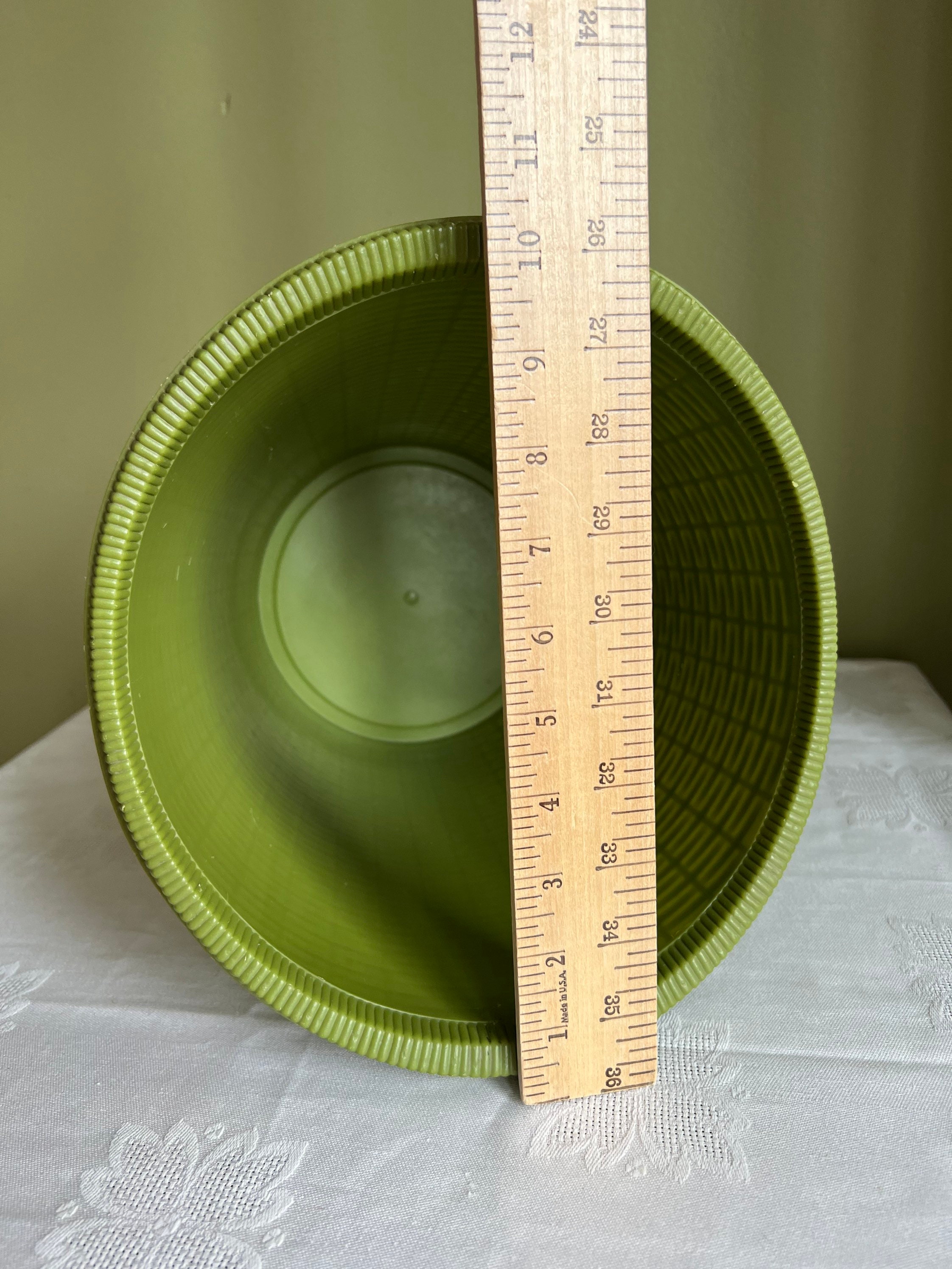 Vintage FESCO 7740 Avocado Green Plastic Trash Can/avocado - Etsy